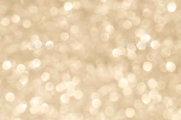 Light brown bokeh glitter background. Golden light background. Stock Photo by Maliflower73